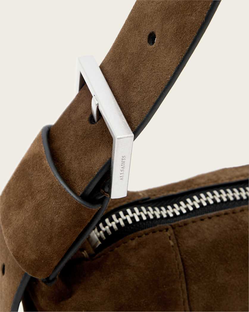 Vega Suede Mini Bag FANGO BROWN | ALLSAINTS US